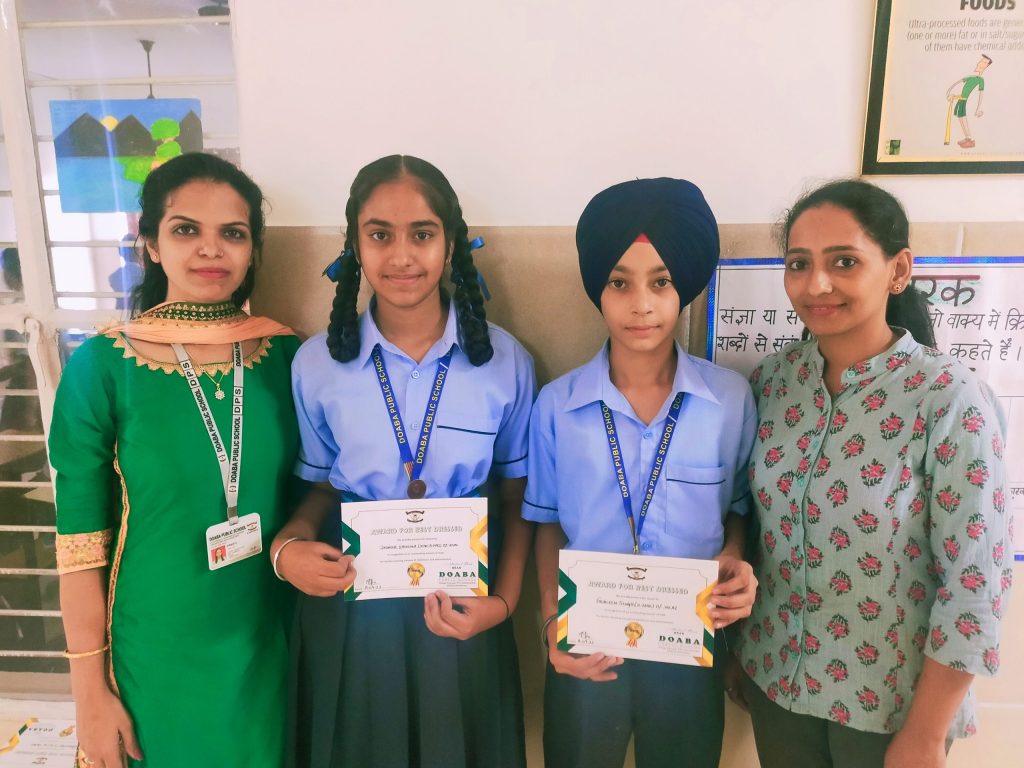 Best Dressed Certificate Award | DPS Parowal